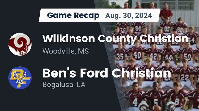 Football Game Preview: Wilkinson County Christian Academy Rams vs ...