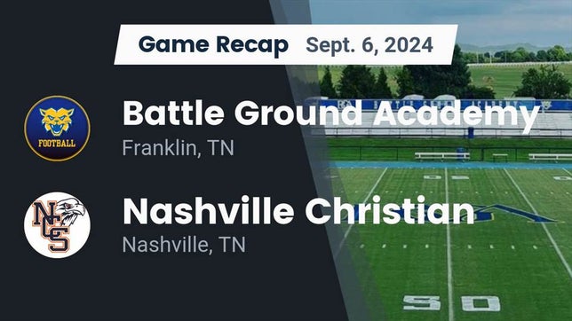 Football Game Preview: Battle Ground Academy Plays at Home