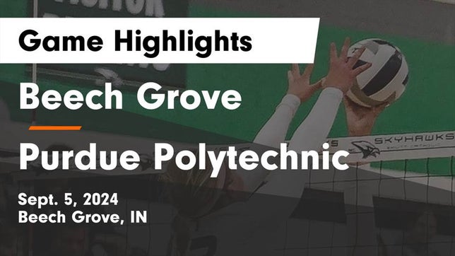 Volleyball Game Recap: Beech Grove Comes Up Short