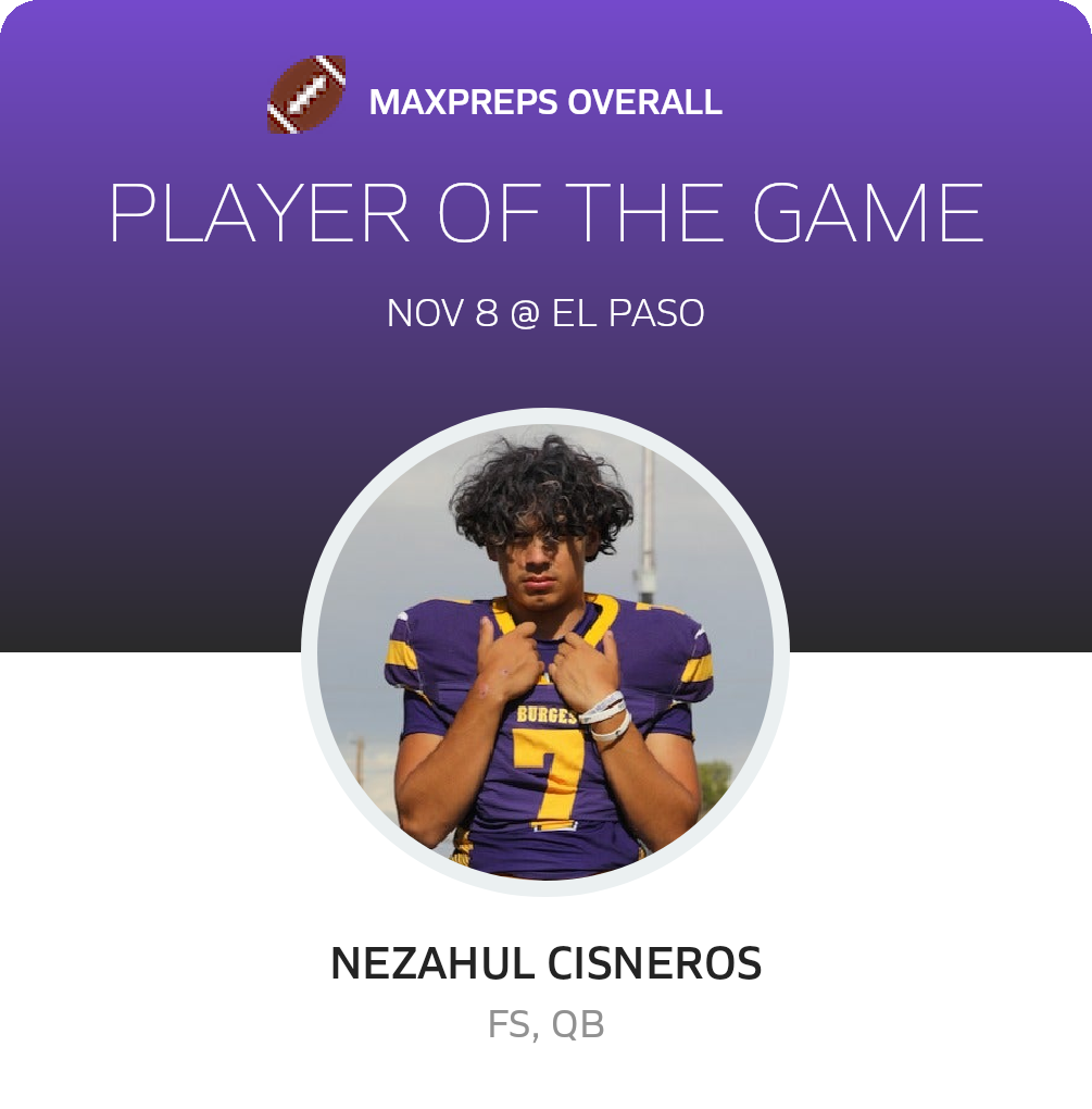 Burges High School (El Paso, TX) Varsity Football
