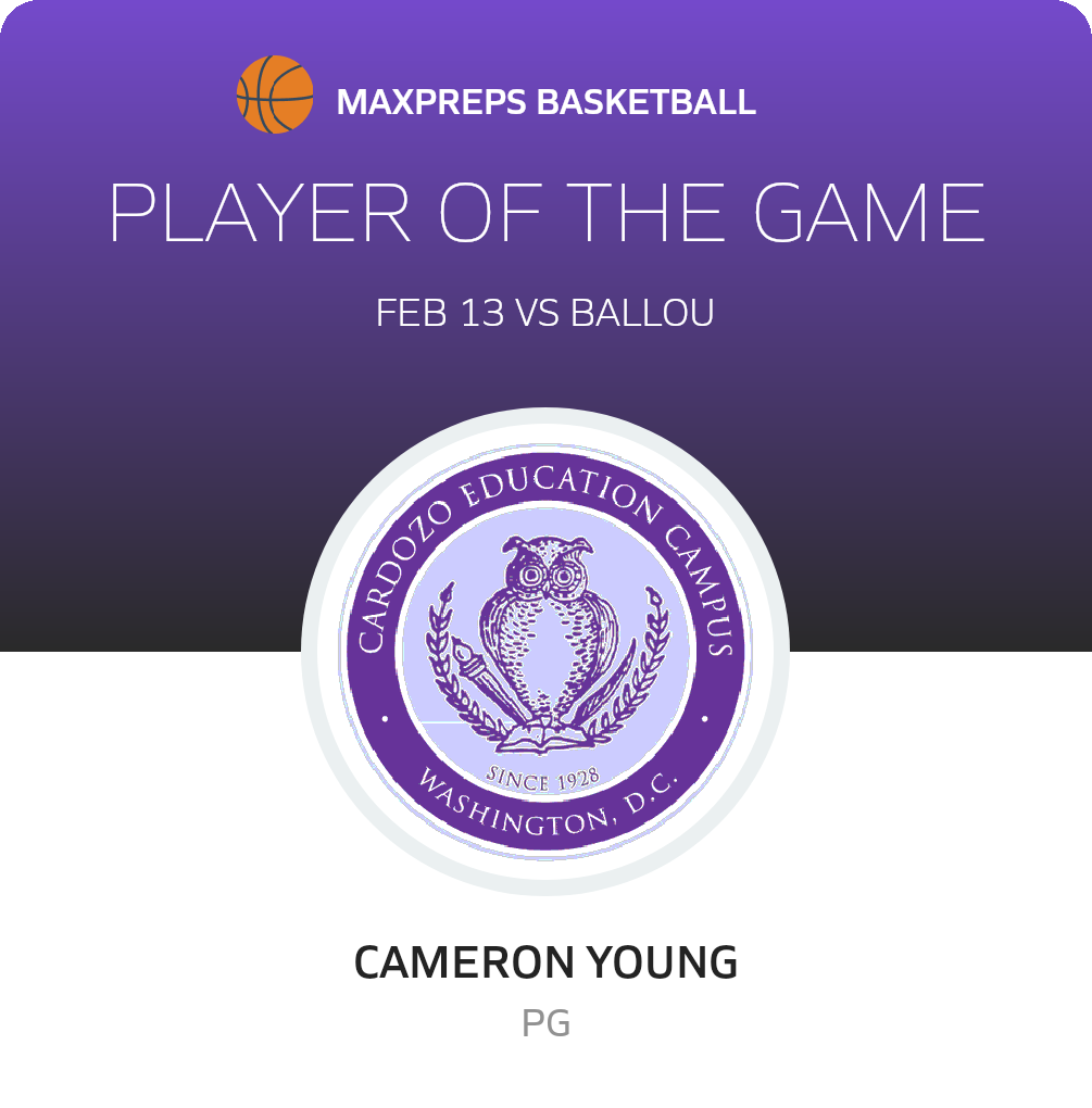 Cardozo High School (Washington, DC) Varsity Basketball