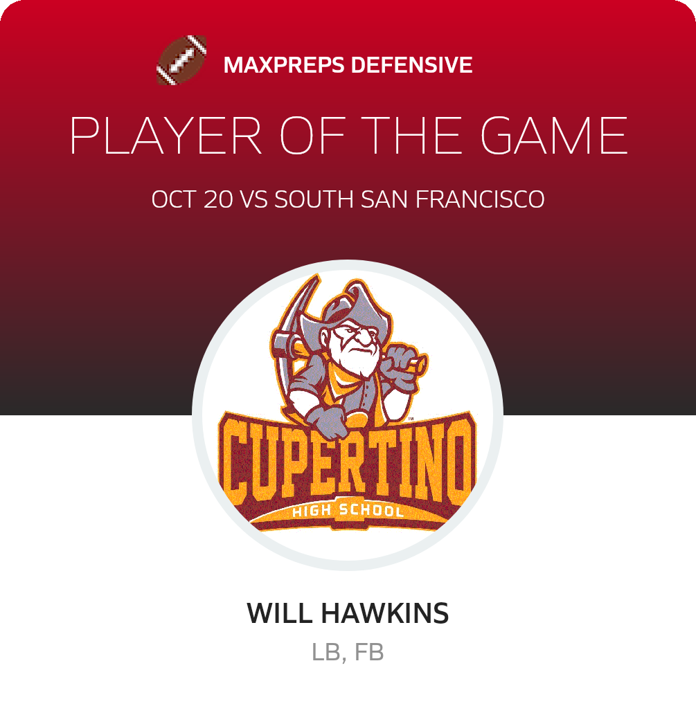 South San Francisco vs Cupertino | Football | 10/20/2023