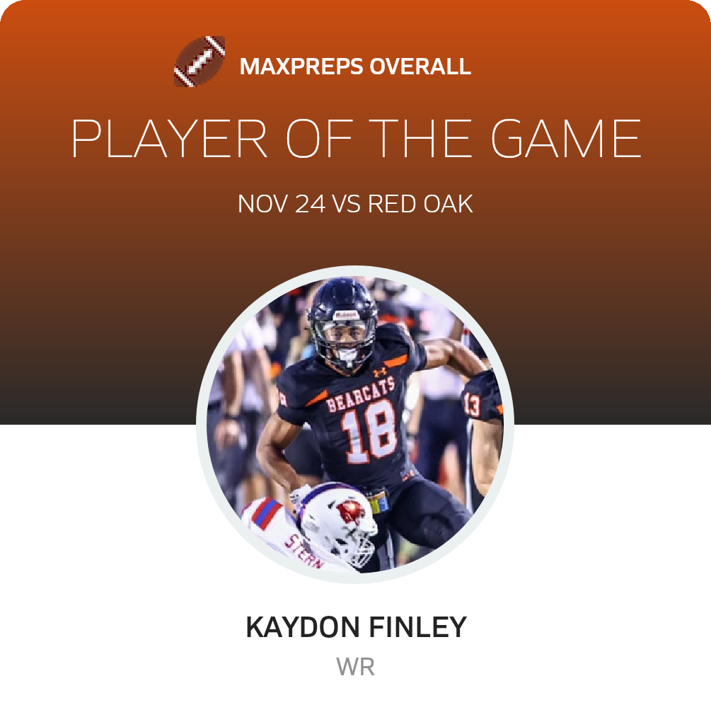 Kaydon Finley's High School Career Home