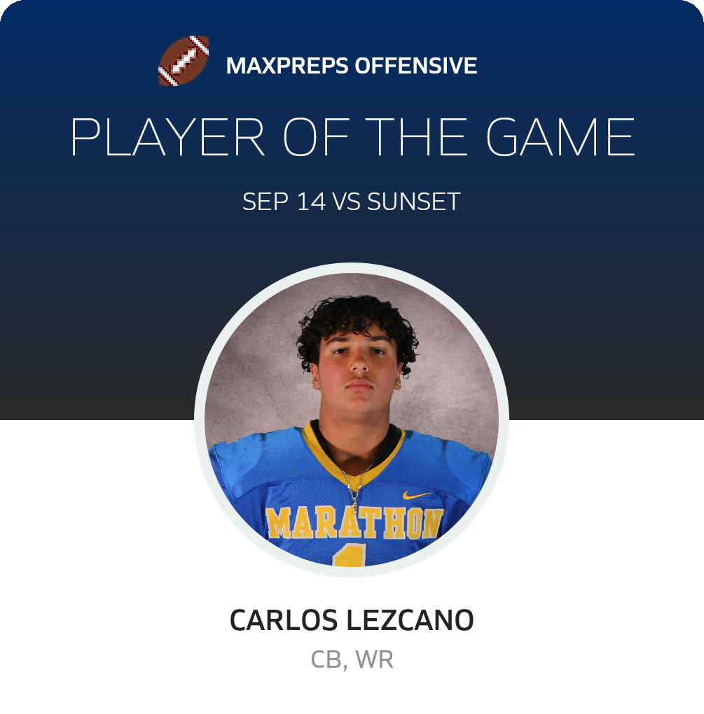 Marathon High School (FL) Varsity Football