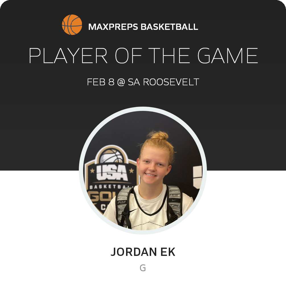 Jordan Ek's Clark High School Career Home