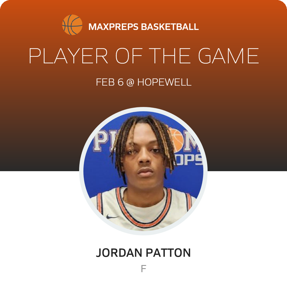 Jordan Patton's Chambers High School Career Home