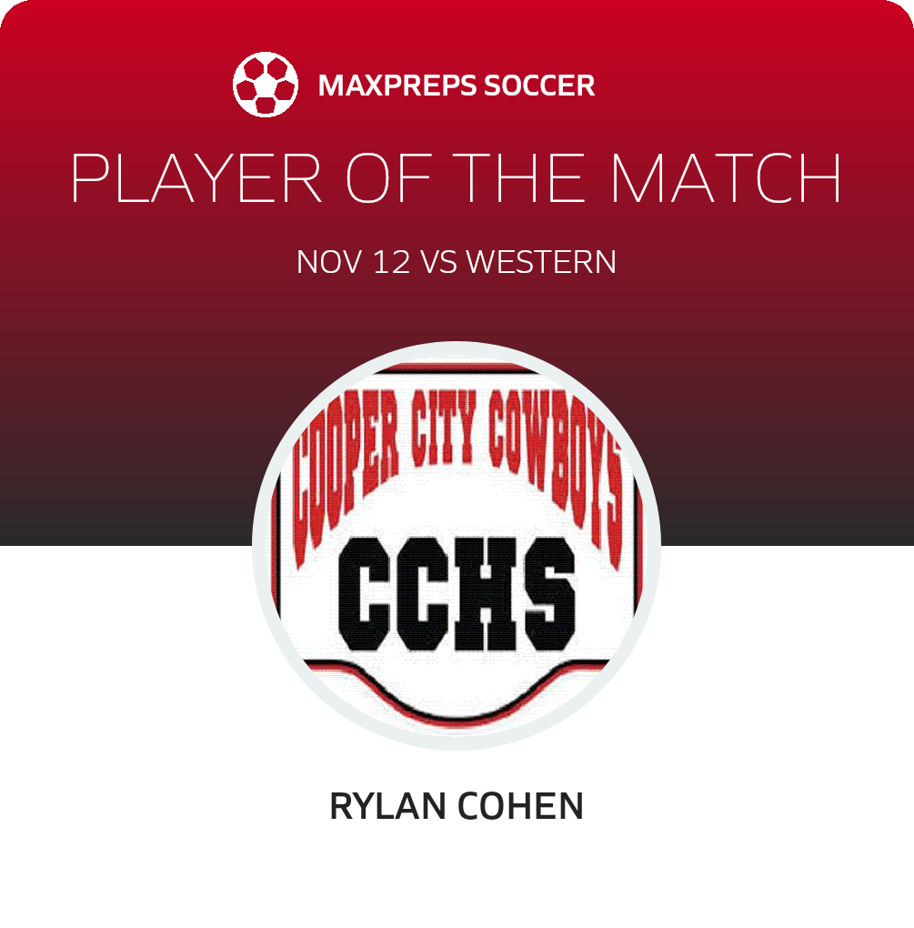 Western vs Cooper City | Girls Soccer | 11/12/2025
