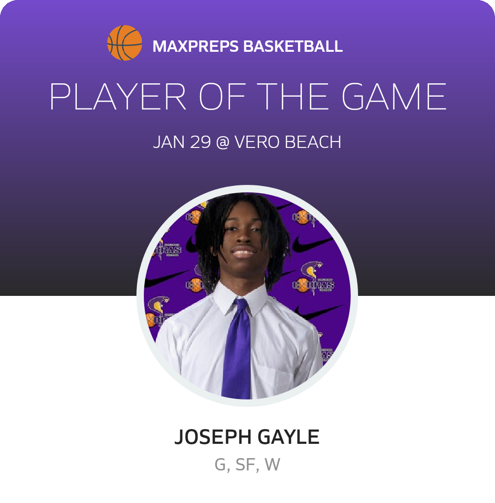 Joseph Gayle's Central High School Career Home