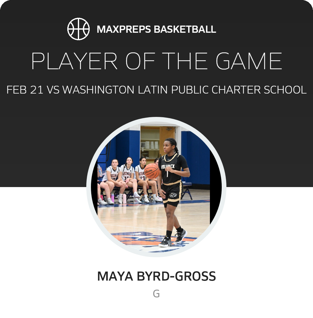 Maya Byrd-Gross' Don Bosco Cristo Rey High School Career Home