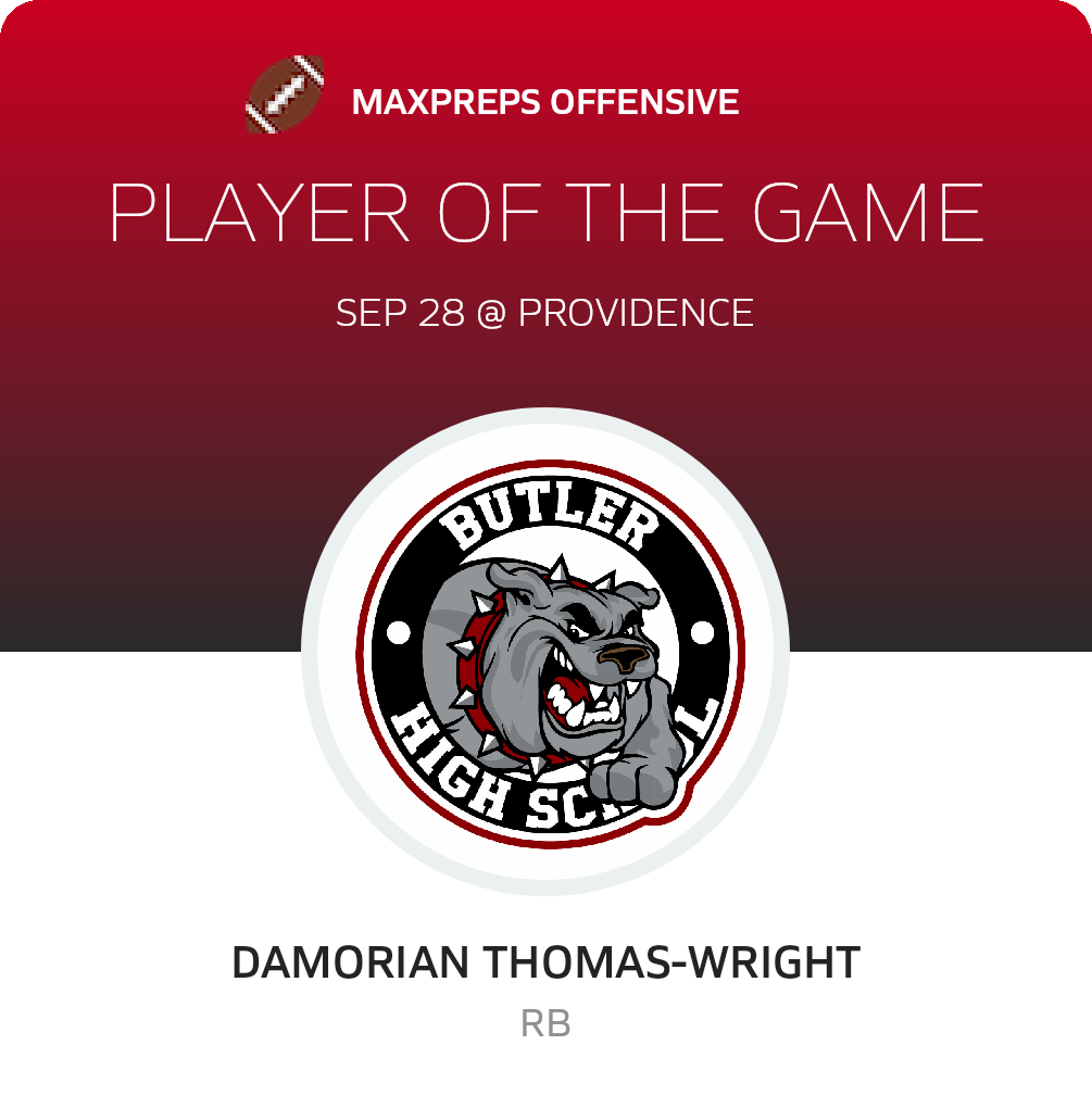 Butler High School (Matthews, NC) Varsity Football