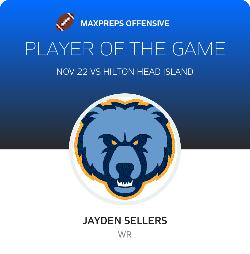 Jayden Sellers' High School Career Home