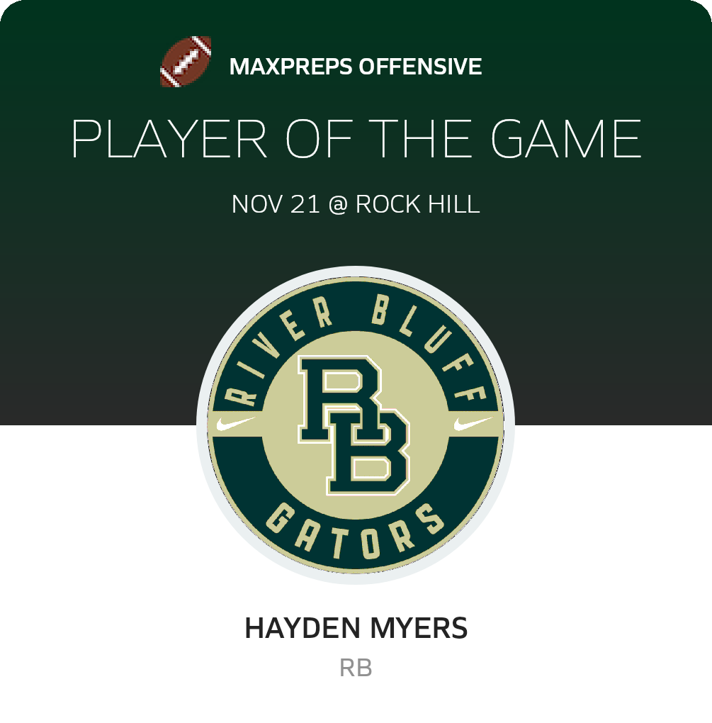 River Bluff High School (Lexington, SC) Varsity Football