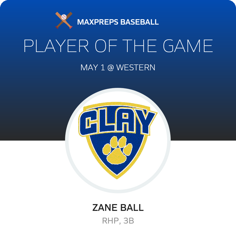 Clay High School (Portsmouth, OH) Varsity Baseball