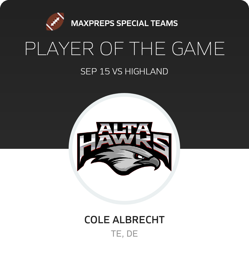 Alta High School (Sandy, UT) Varsity Football