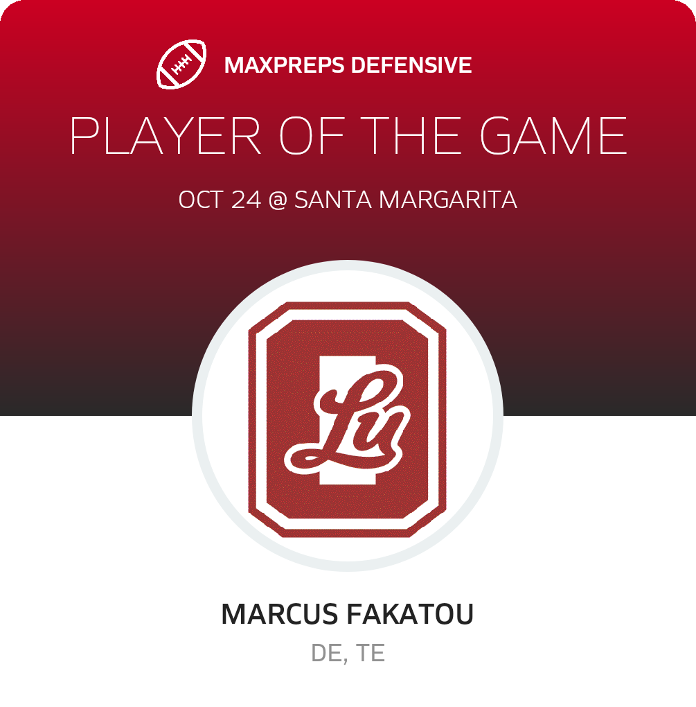 Marcus Fakatou's High School Career Home