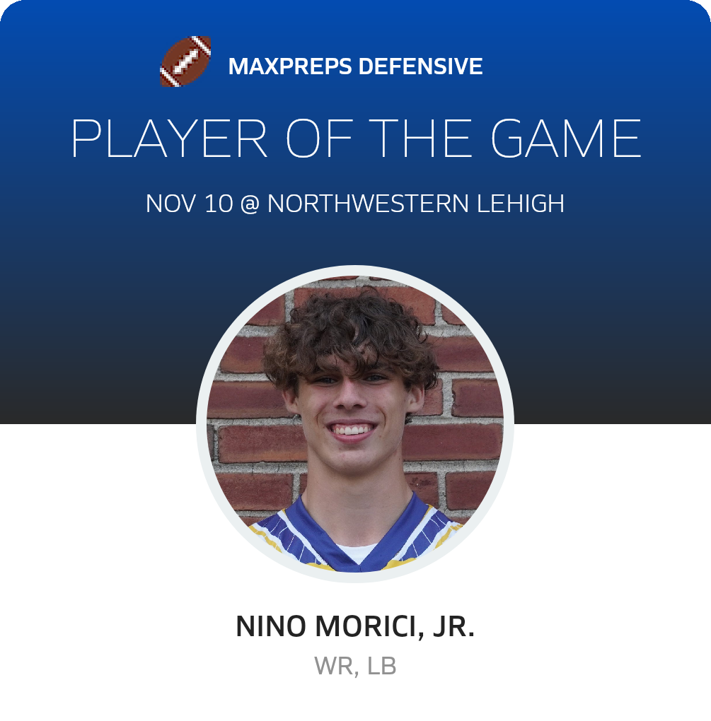 Notre Dame-Green Pond vs Northwestern Lehigh | Football | 11/10/2023