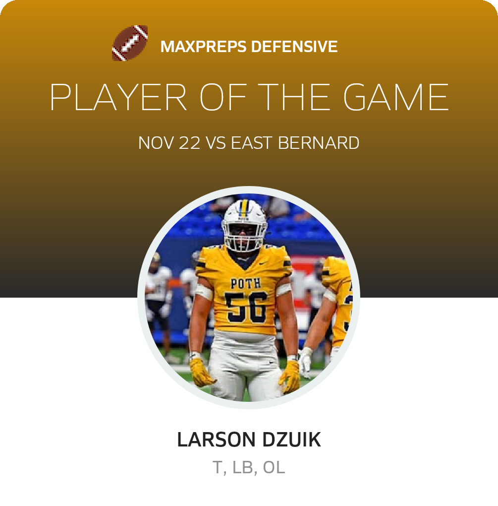 Poth High School (TX) Varsity Football