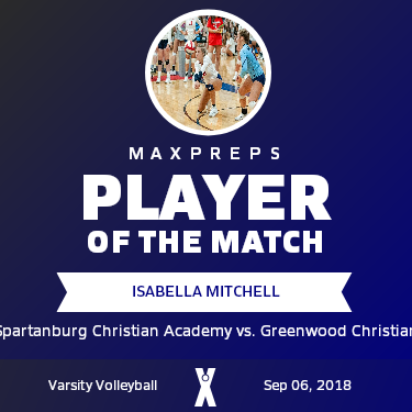 Isabella Mitchell's (Spartanburg, SC) Awards | MaxPreps