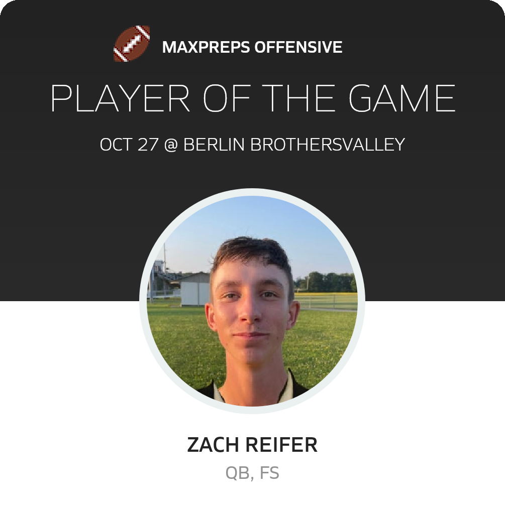 Moshannon Valley vs Berlin Brothersvalley | Football | 10/27/2023