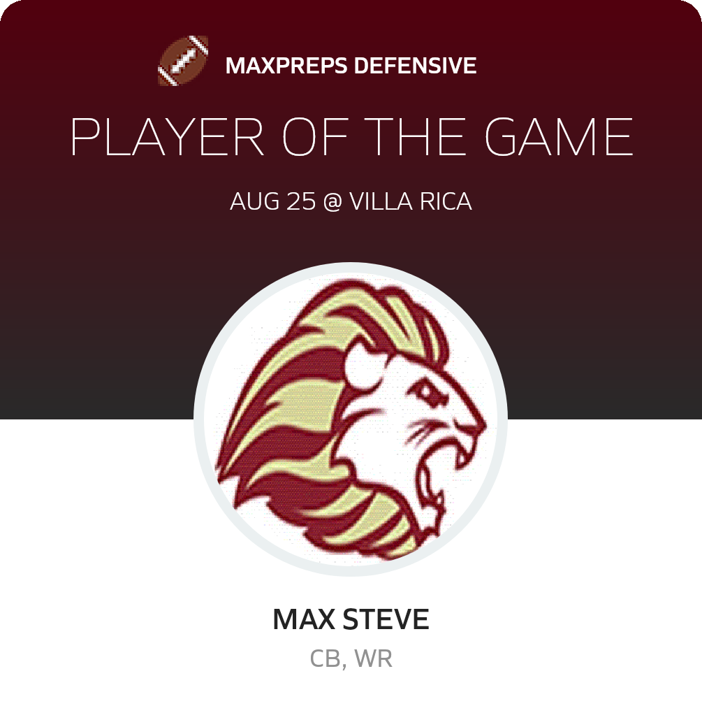 Hebron Christian vs Villa Rica | Football | 8/25/2023