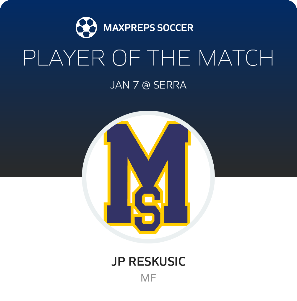JP Reskusic's Mary Star of the Sea High School Career Home