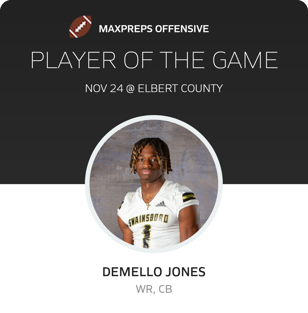 Demello Jones' High School Career Home