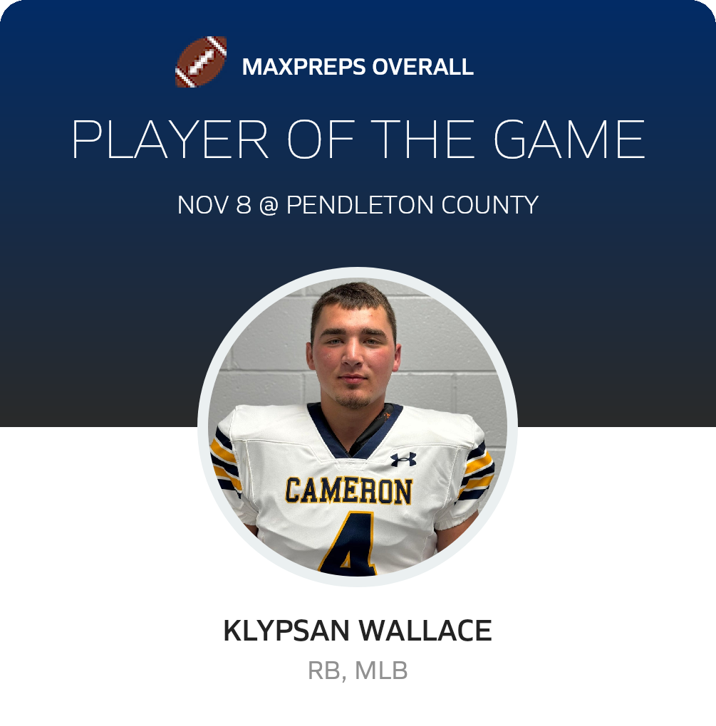 Cameron High School (WV) Varsity Football