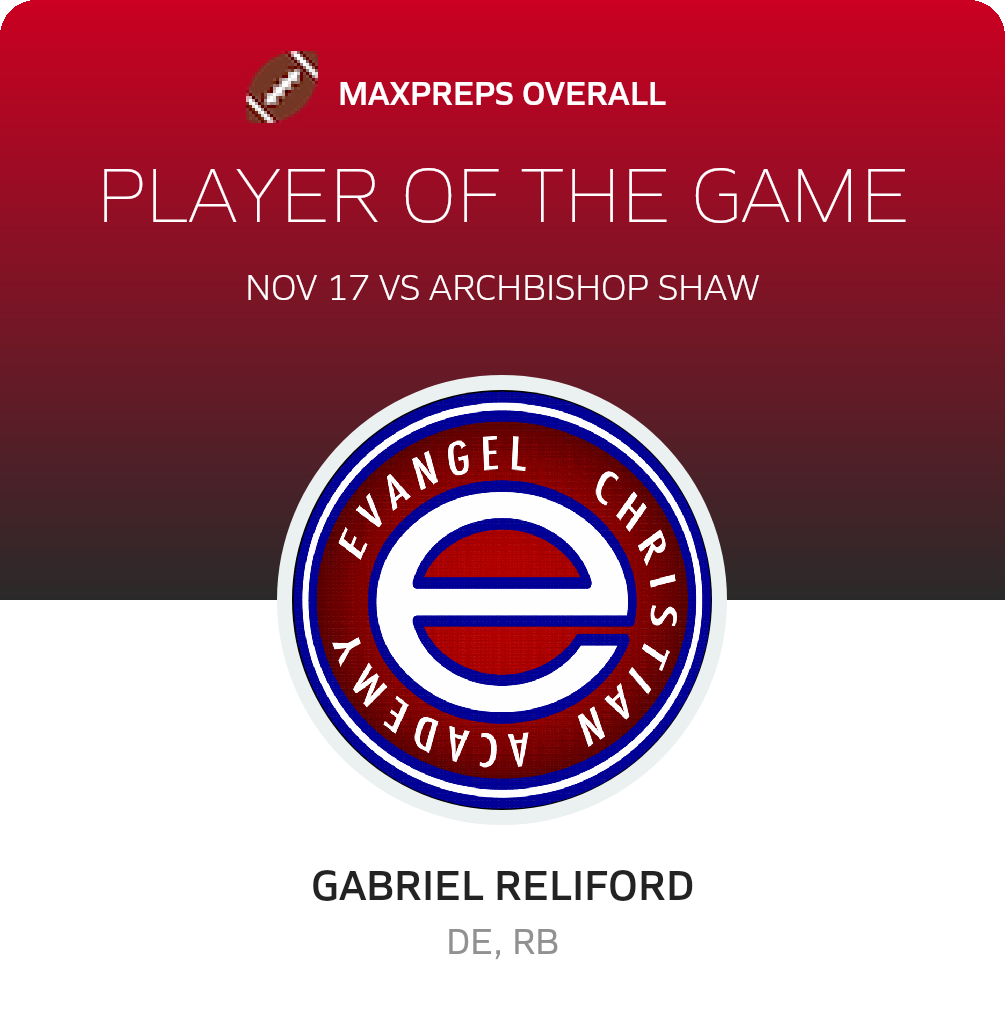 Evangel Christian Academy (Shreveport, LA) Varsity Football