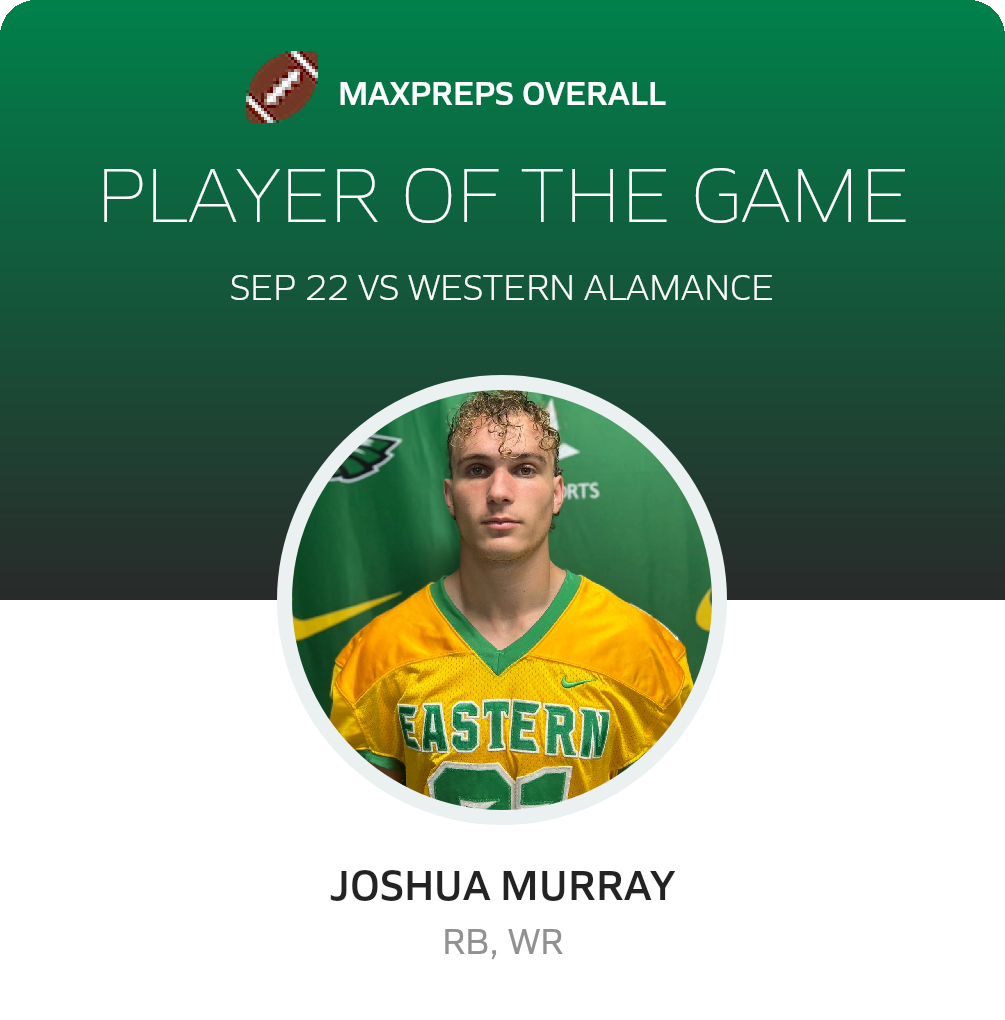 Western Alamance vs Eastern Alamance | Football | 9/22/2023