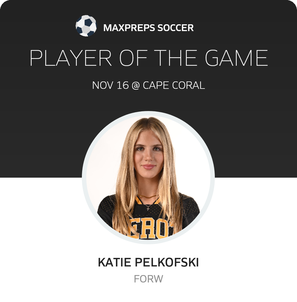 Katie Pelkofski's Bishop Verot High School Career Home