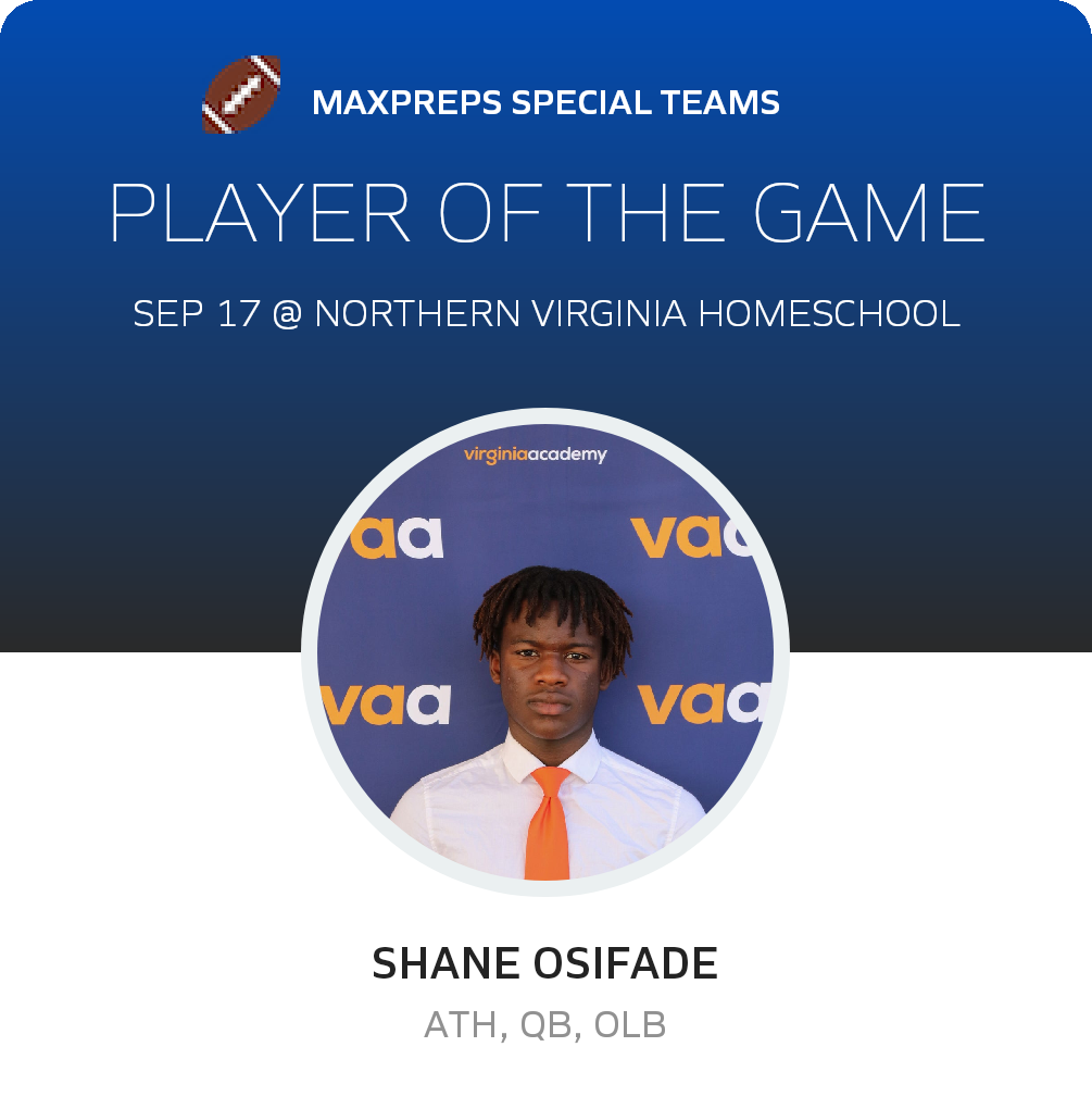 Virginia Academy (Ashburn, VA) Varsity Football