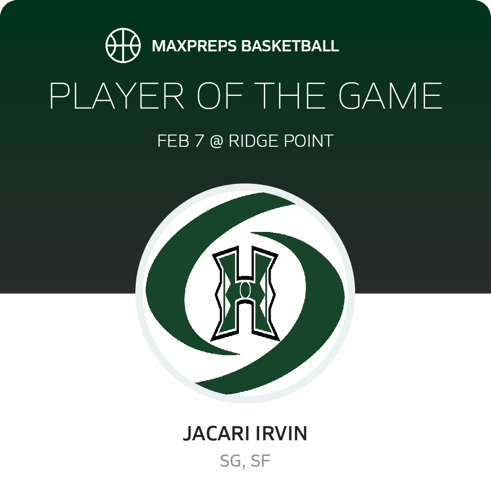 Jacari Irvin's Fort Bend Hightower High School Career Home