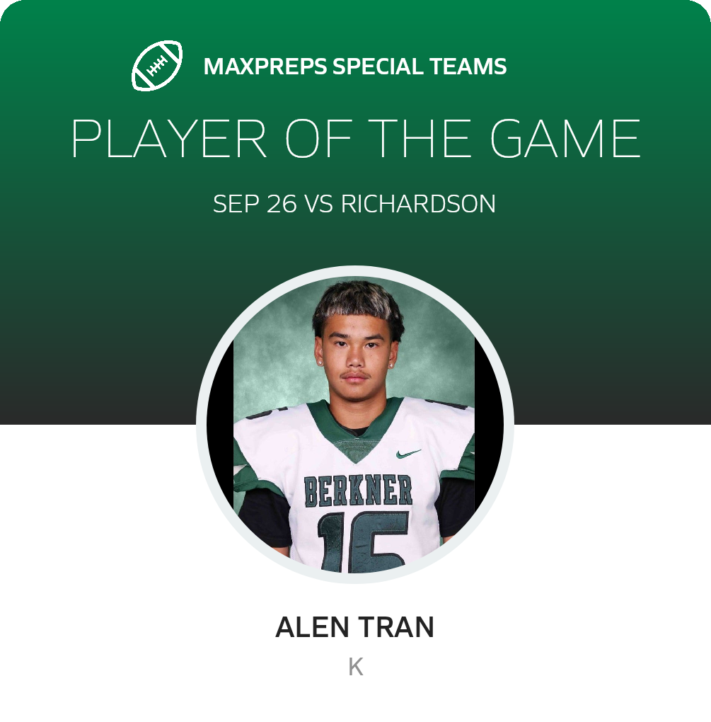 Berkner High School (Richardson, TX) Varsity Football