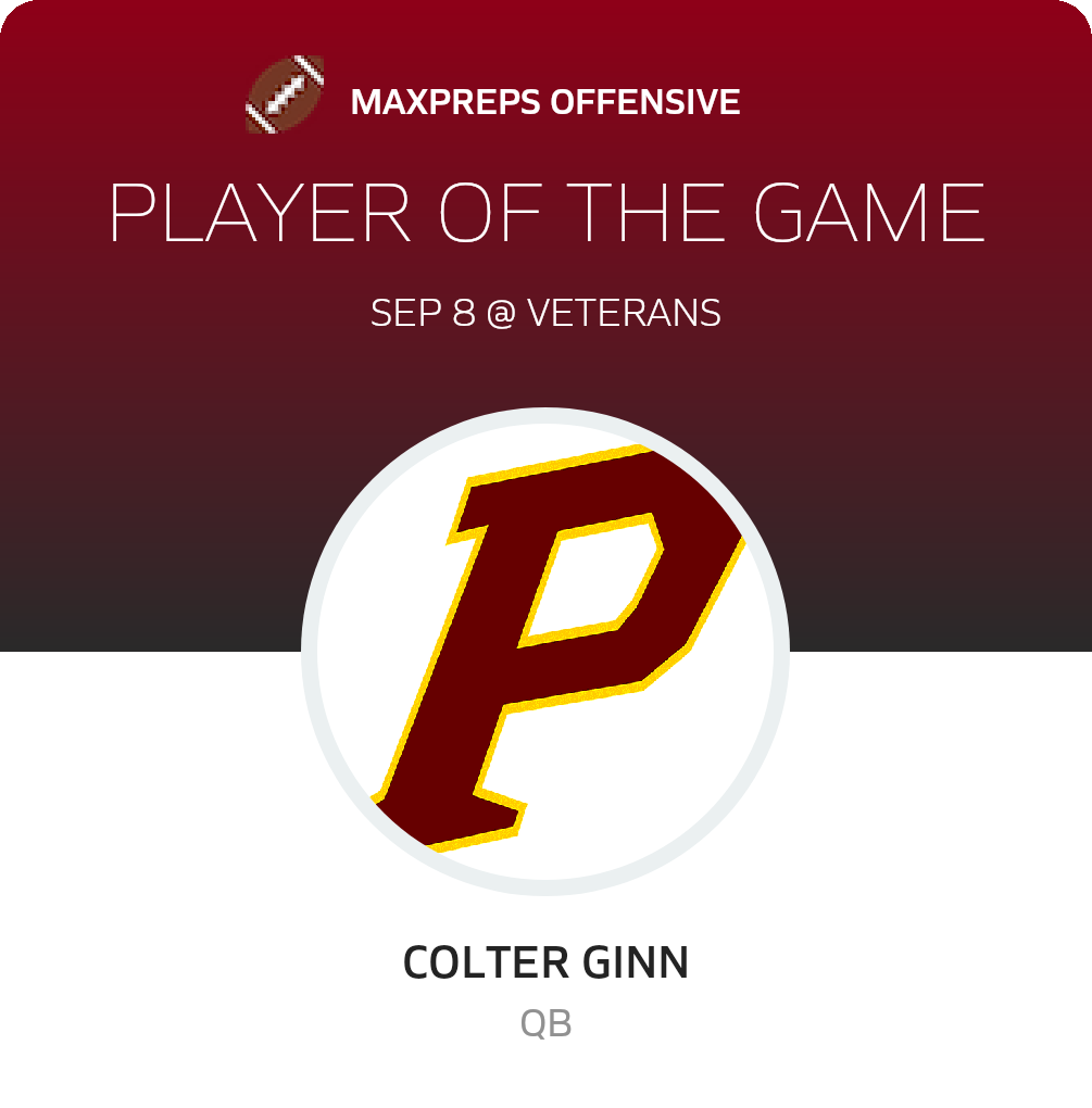 Colter Ginn's High School Career Home