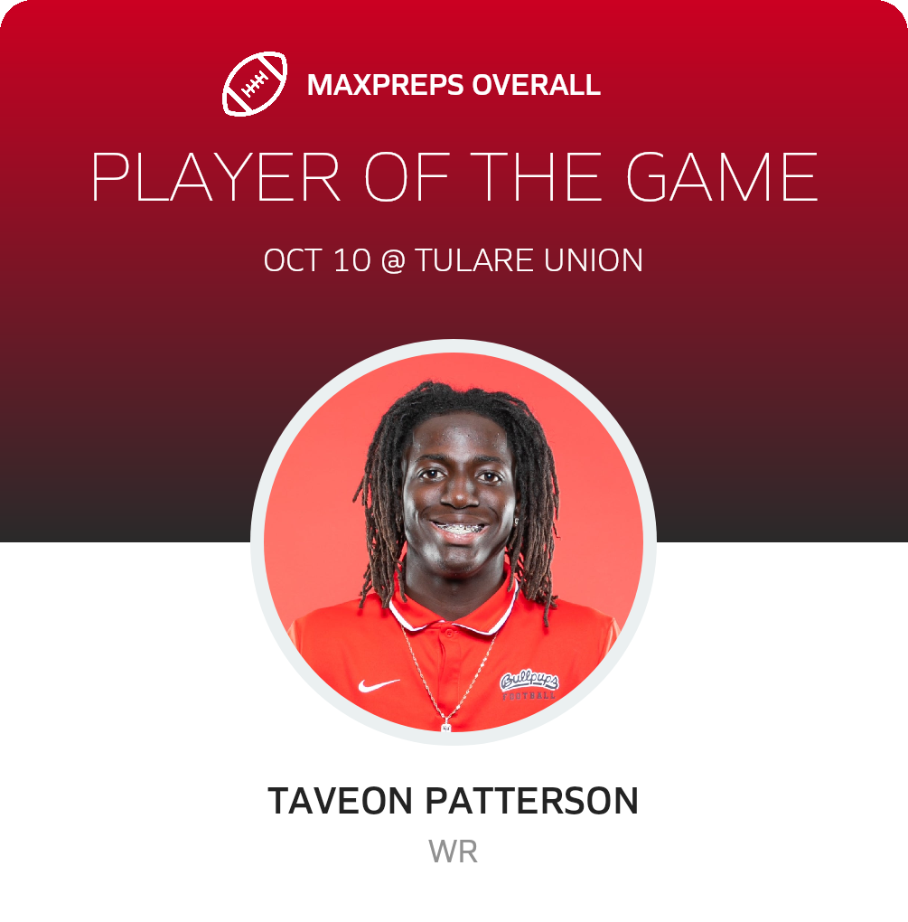 Taveon Patterson's High School Career Home