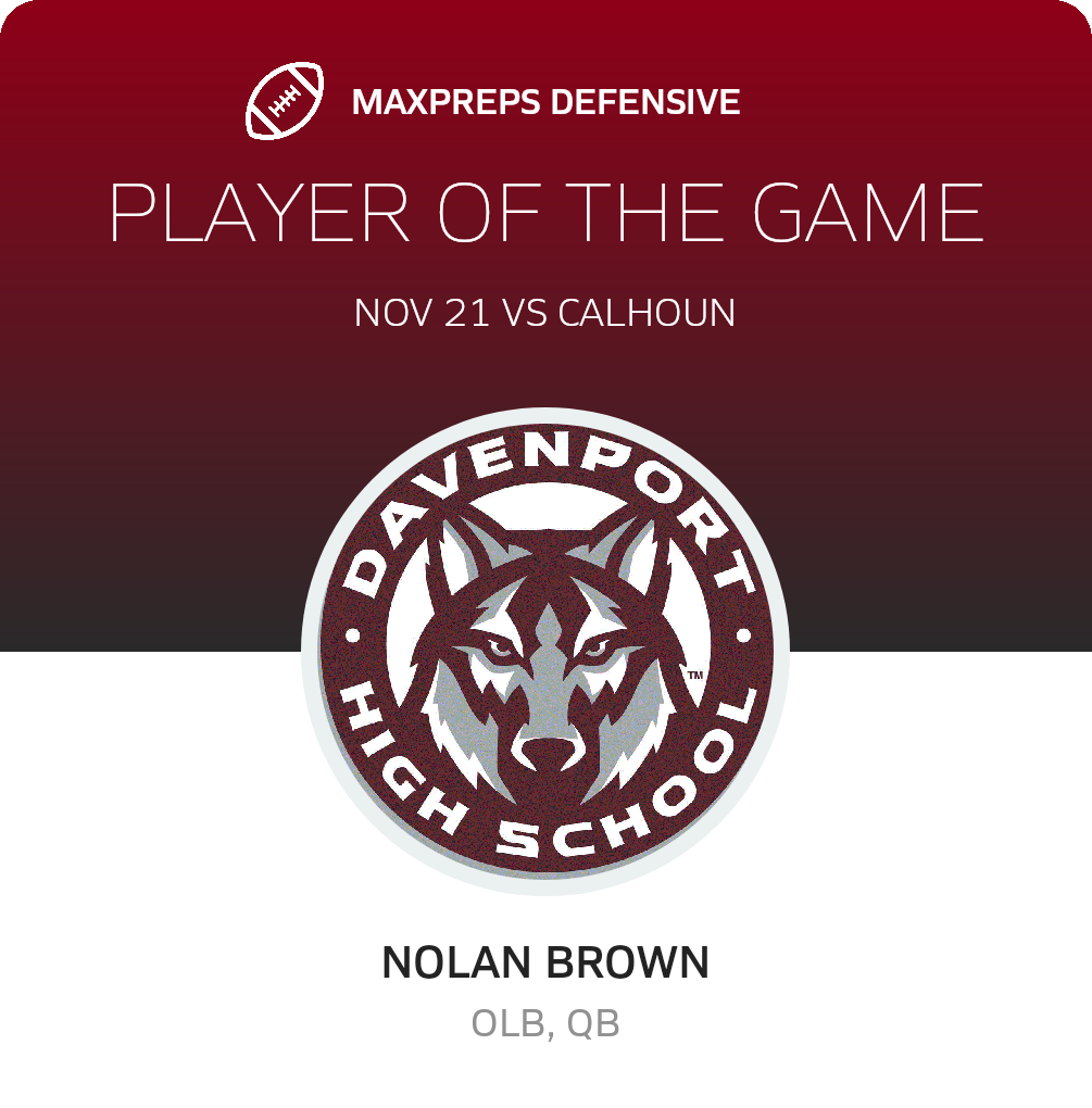 Calhoun vs Davenport | Football | 11/21