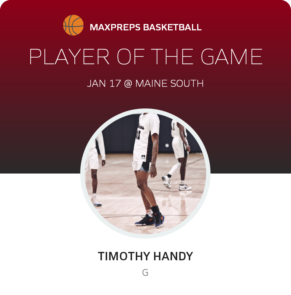 Timothy Handy's (Chicago, IL) Awards | MaxPreps