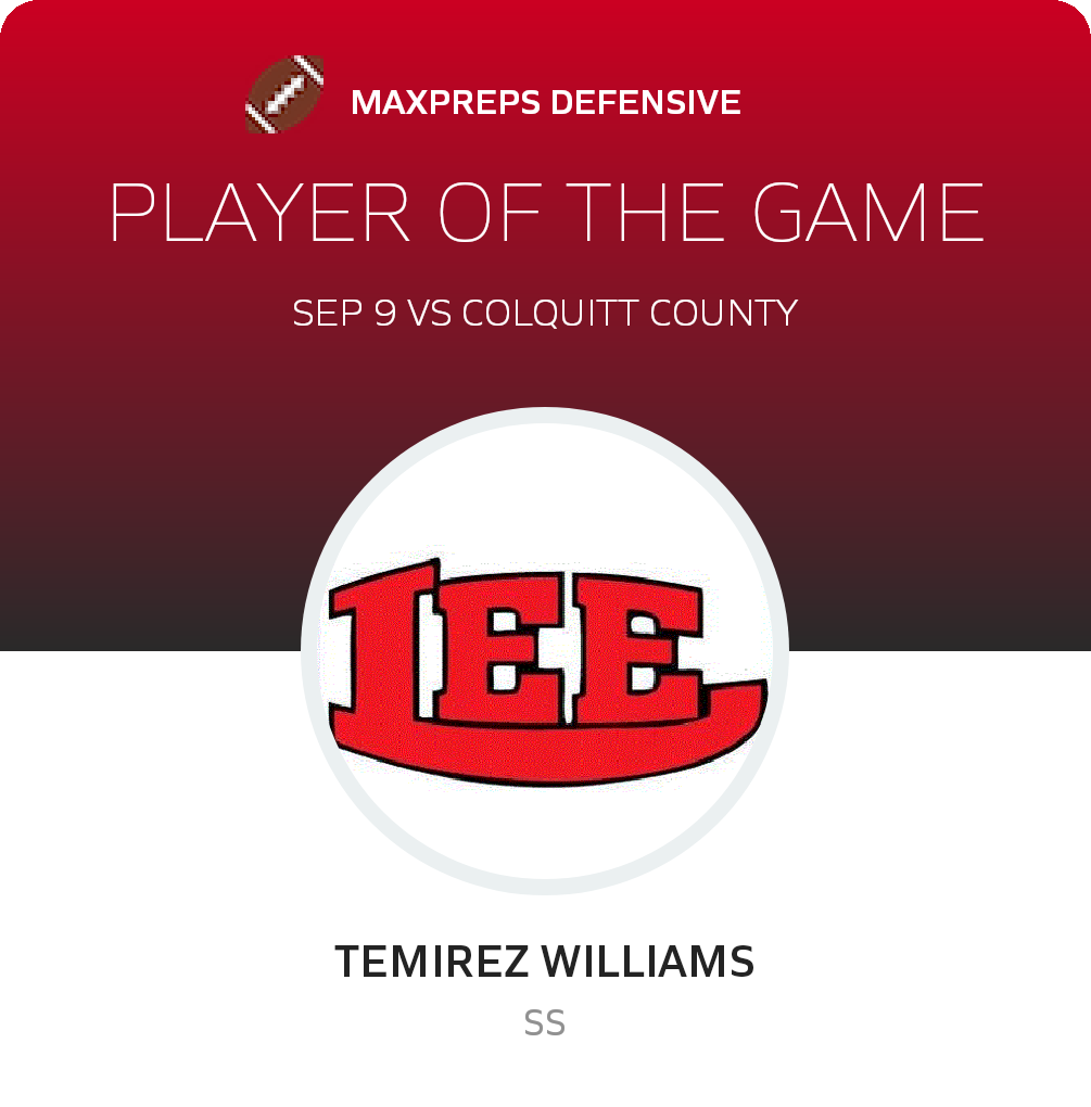 Lee County High School (Leesburg, GA) Varsity Football