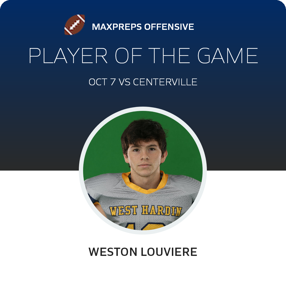 West Hardin High School (Saratoga, TX) Varsity Football