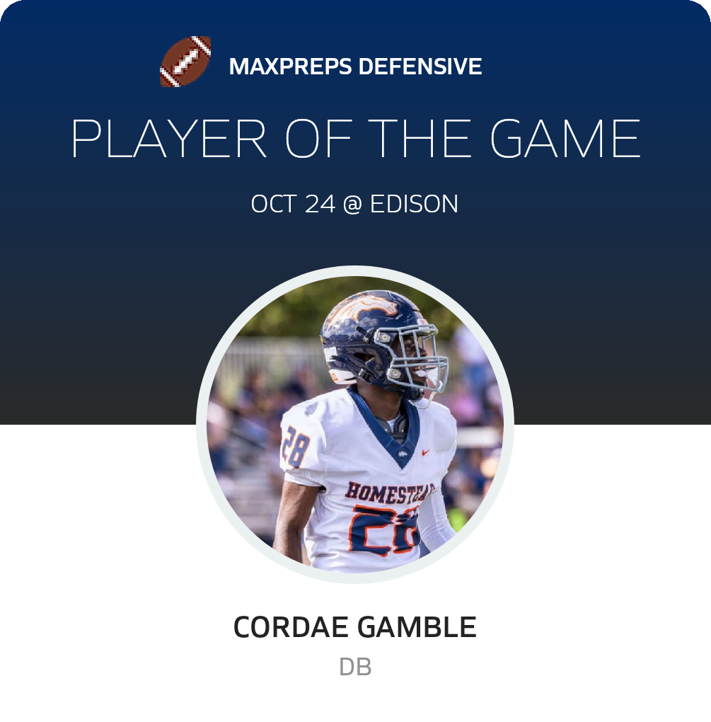 Homestead High School (FL) Varsity Football