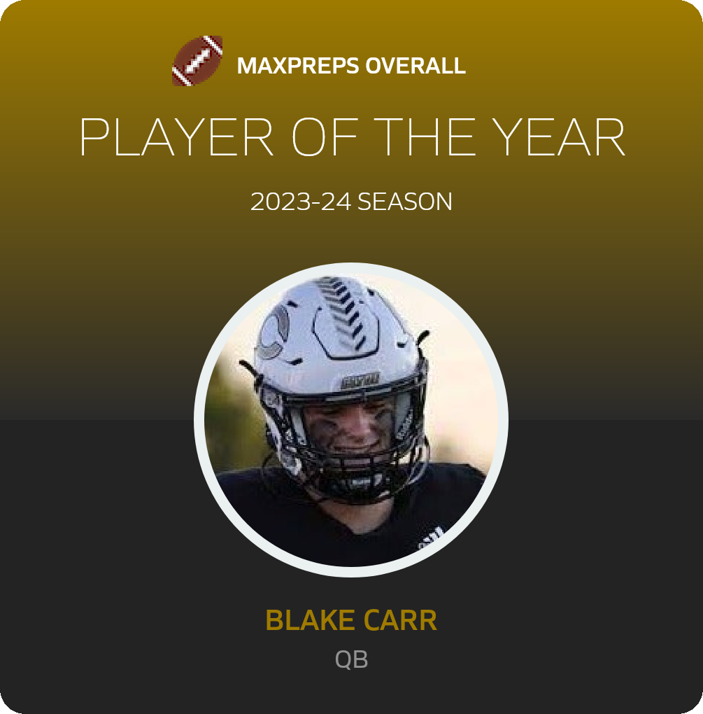 Blake Carr's High School Career Home