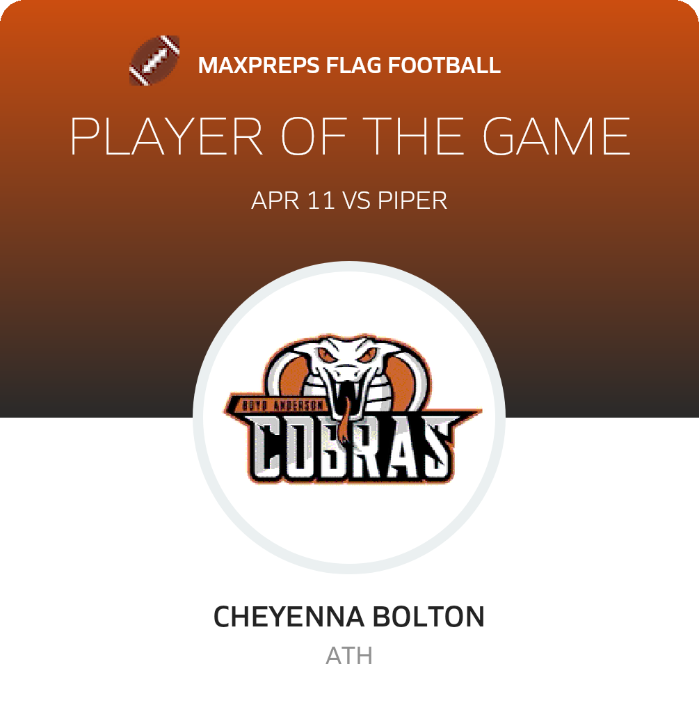 Boyd Anderson High School (Lauderdale Lakes, FL) Flag Football