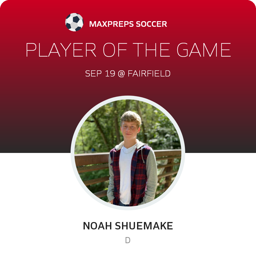 Noah Shuemake's Awards | MaxPreps