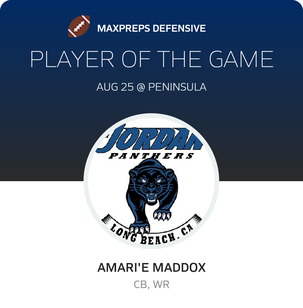 Jordan High School (Long Beach, CA) Varsity Football