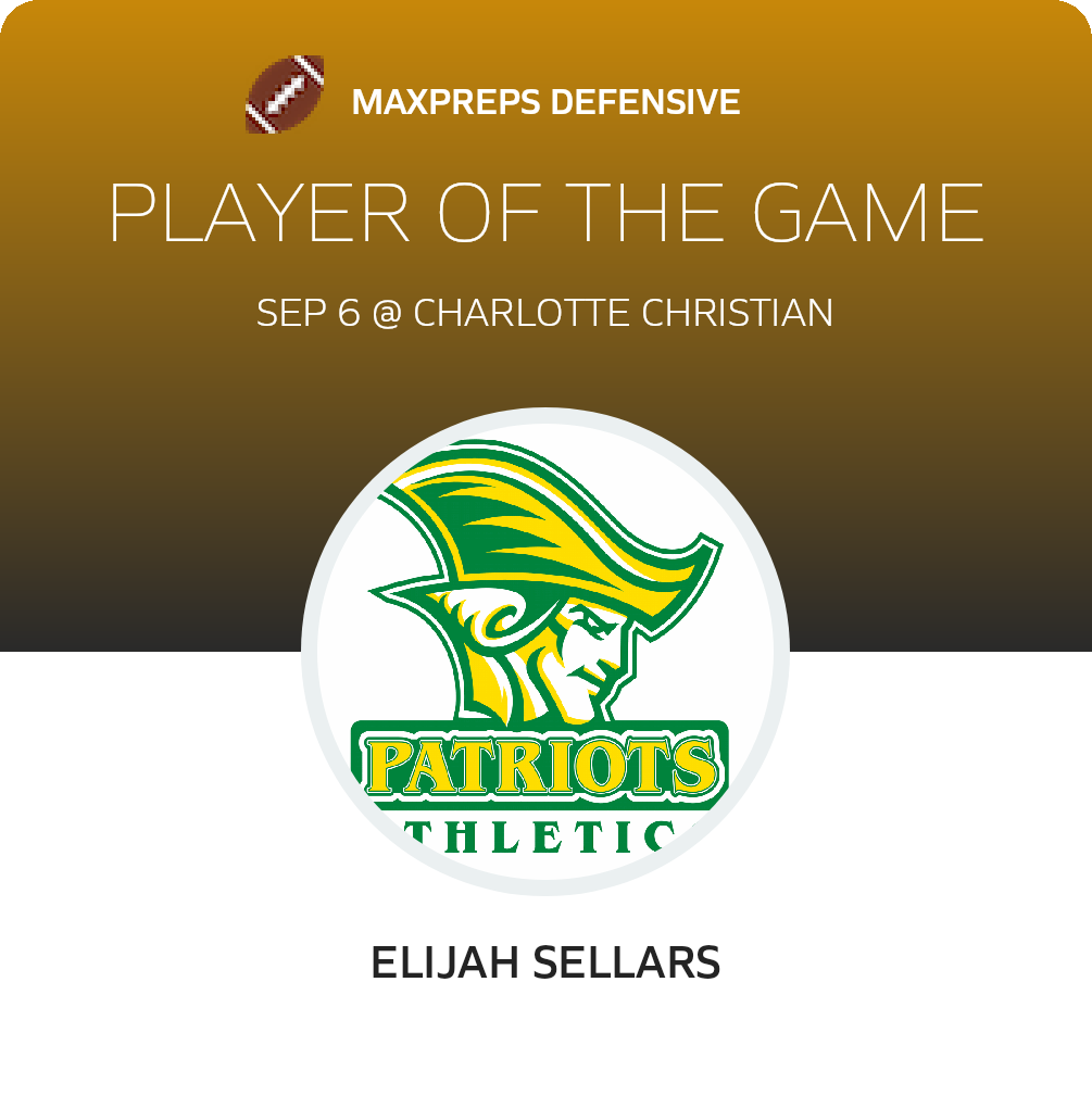 Elijah Sellars' Independence High School Career Home