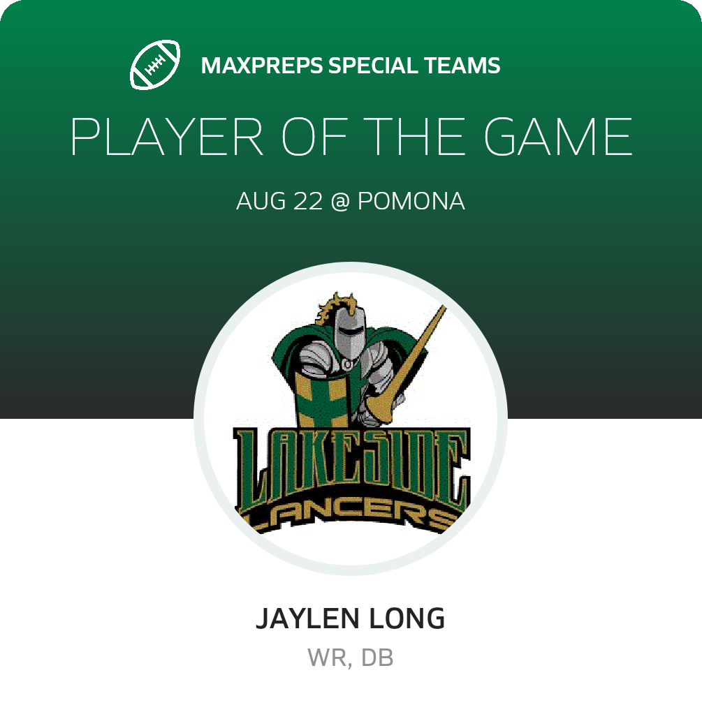 Lakeside High School (Lake Elsinore, CA) Varsity Football