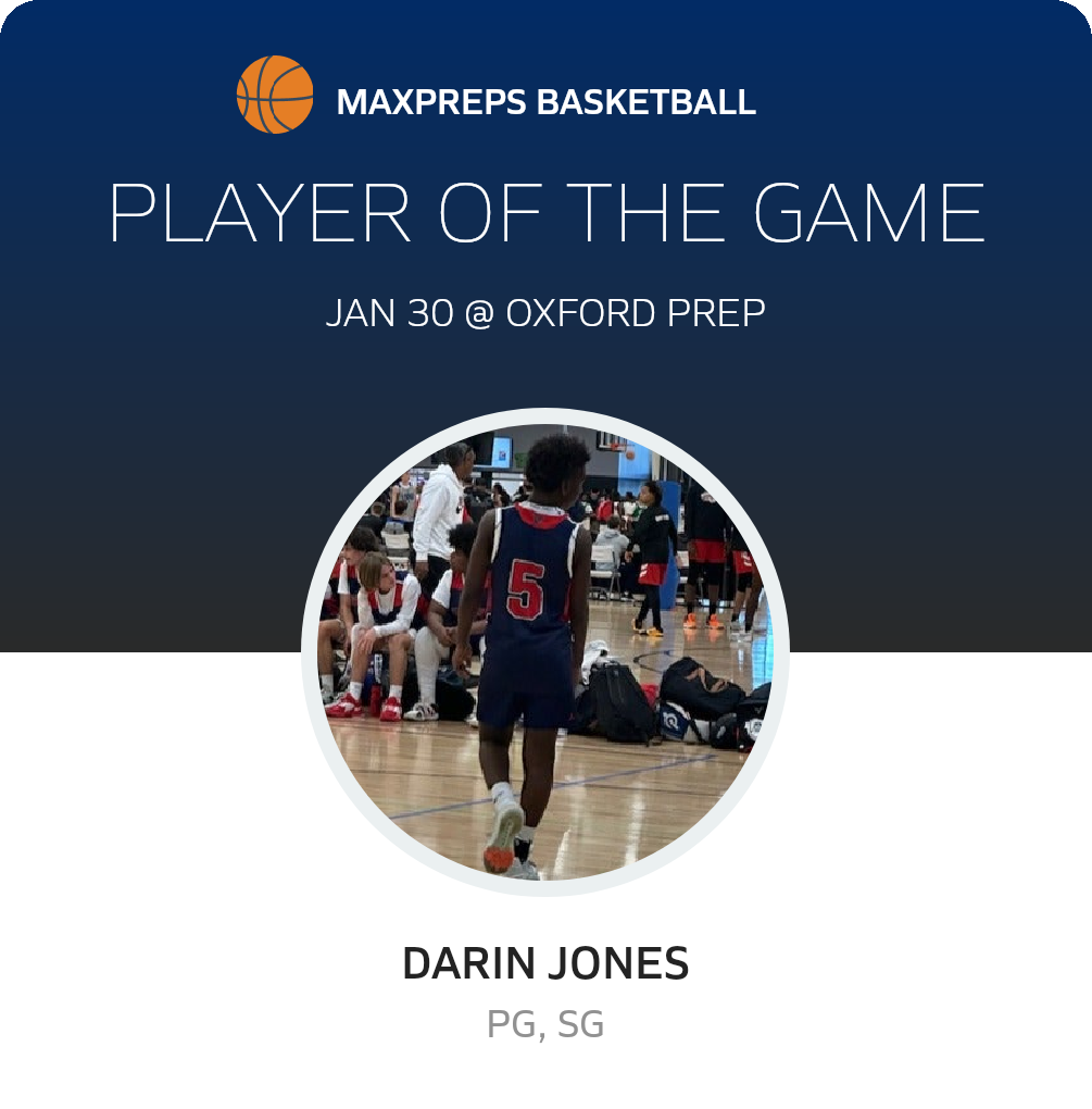 Darin Jones' Voyager Academy Career Home