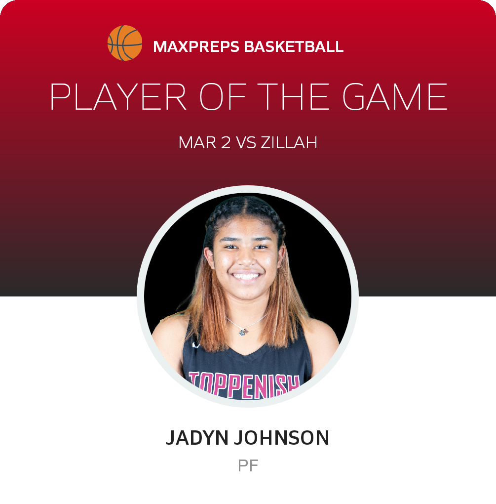 Jadyn Johnson | Toppenish HS, Toppenish, WA | MaxPreps