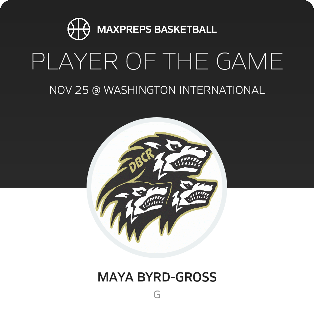 Maya Byrd-Gross' Don Bosco Cristo Rey High School Career Home