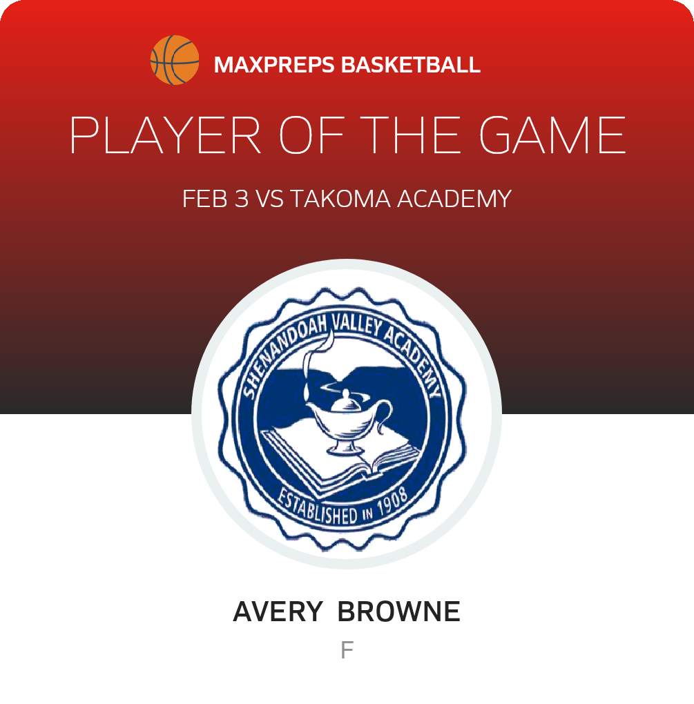 Shenandoah Valley Academy (New Market, VA) Varsity Basketball